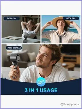 Other | Portable Turbo Fan 10speed 23h Battery Usbc Foldable | Poshmark